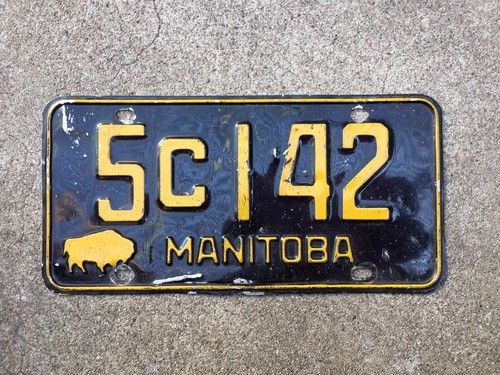 1959 to 1963 - CANADA - MANITOBA - LICENSE PLATE | eBay