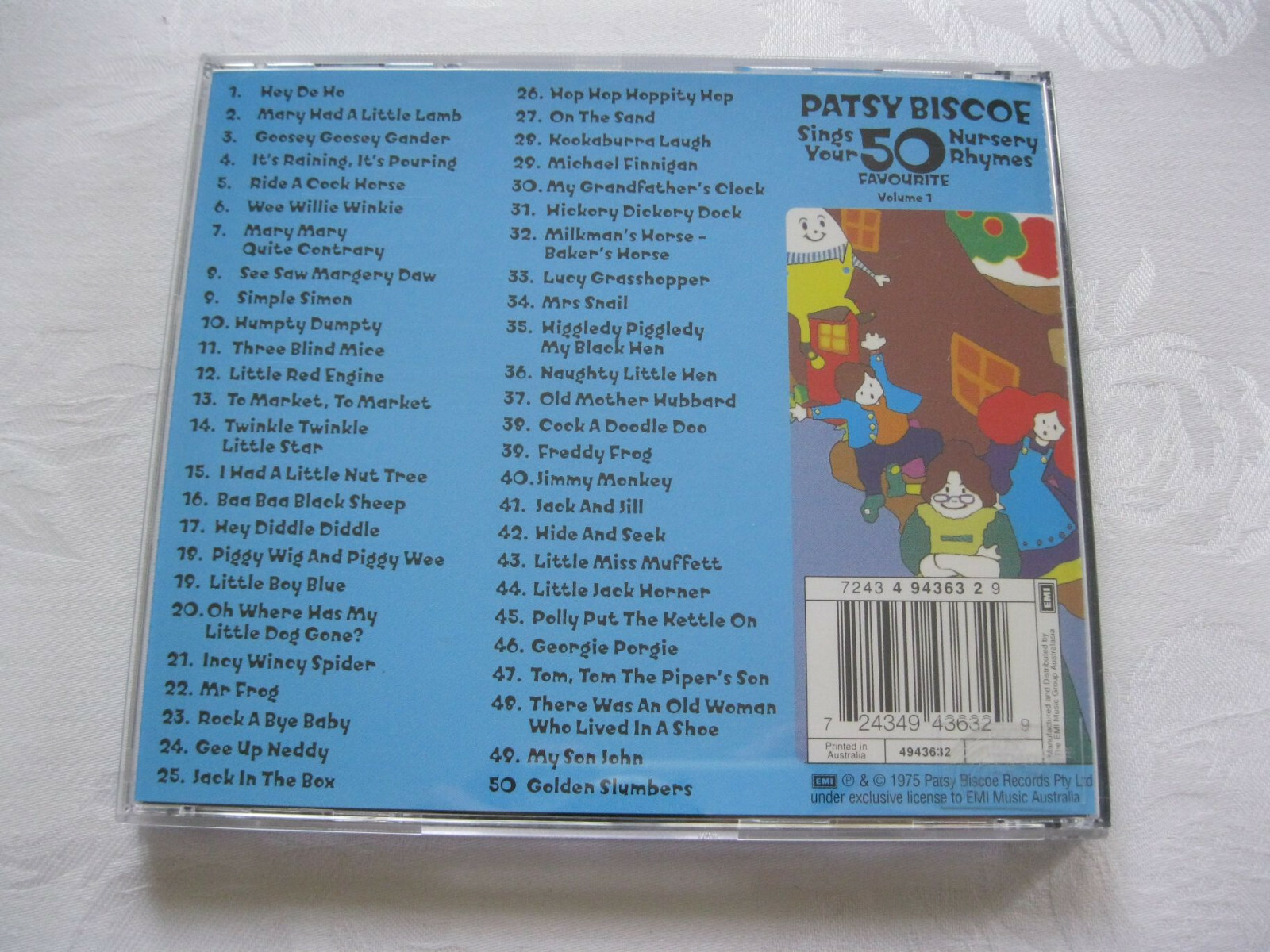 150 FAVOURITE NURSERY RHYMES with PATSY BISCOE ~ 3 CDs & Slipcase (EMI ...