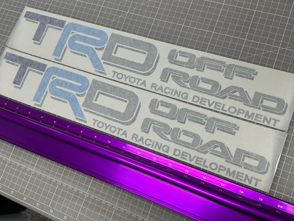 Heritage Color TRD Off Road Stickers, Fits Toyota Truck Tacoma, Tundra ...