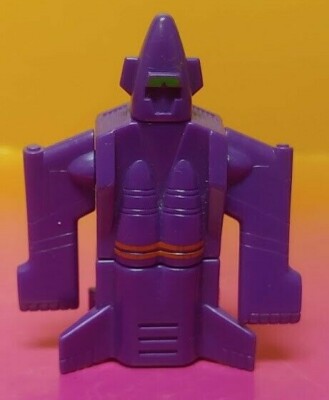 Vintage Hasbro 1980's Transformer Purple Jet Military Vehicle Autobot ...
