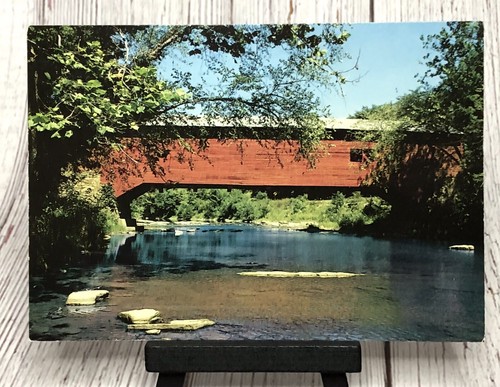Wanich Covered Bridge Columbia County Buckhorn Pennsylvania Postcard | eBay