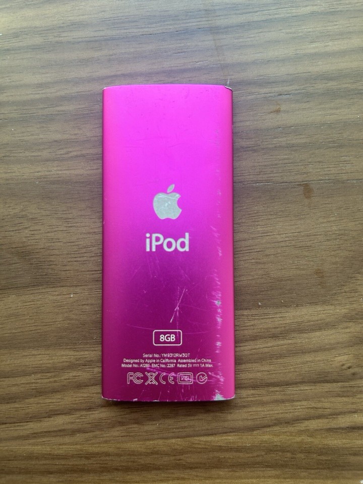 Apple iPod Nano 4th Generation 8GB Model A1285 Pink iPod | eBay
