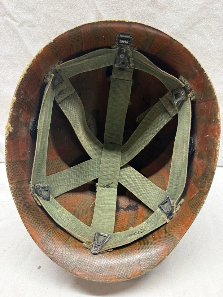 Vintage US ARMY military helmet - VIETNAM wwii korean fiberglass TYPE1 ...