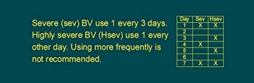 Natural BV Clear Finisher - 3 Suppositories for Tough Bacterial ...