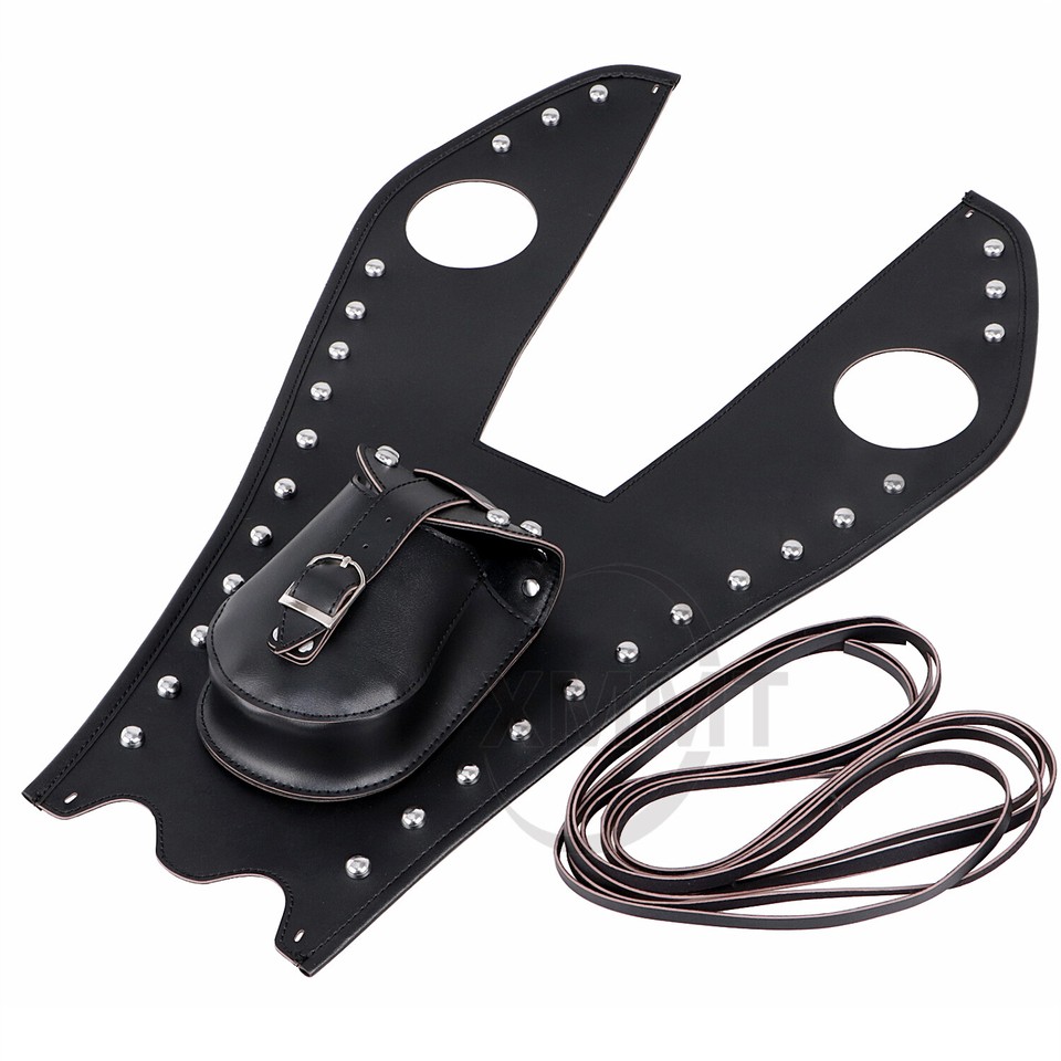 USA For Harley Fuel Gas Tank Panel Bib Bra Pad Softail Deluxe Fatboy ...