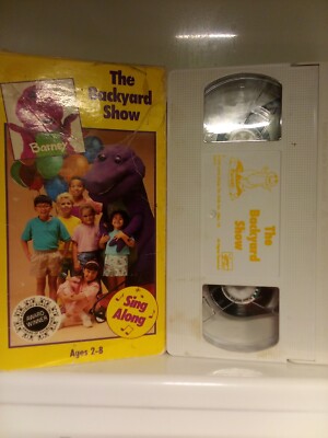 Barney~The Backyard Show🤹🪄🎂(VHS-1988) Printed Tape/+1 Ship~Buy3Get1 ...