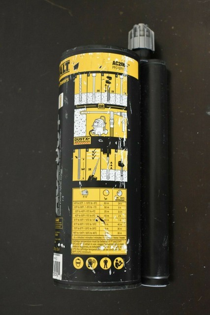 DEWALT Fasteners Ac200 Acrylic Injection Adhesive Anchoring System ...