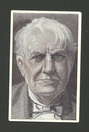 Thomas Edison Inventor Vintage 1950s Australian Collector Card #50 | eBay
