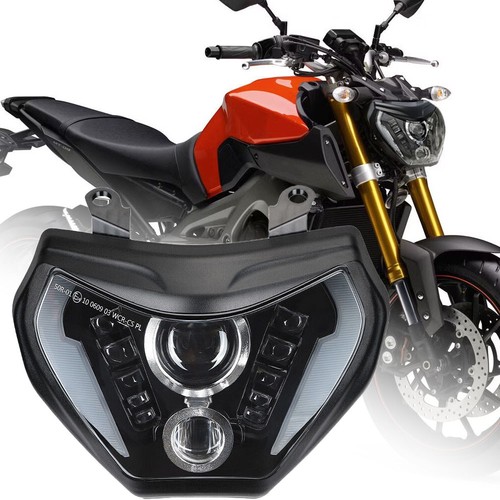 LED Headlight With DRL Assembly For Yamaha MT09 FZ09 2014-2016 MT07 2018 2019 | eBay