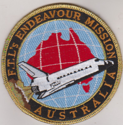 F.T.L's Endeavour Mission Australia 12cm high patch | eBay