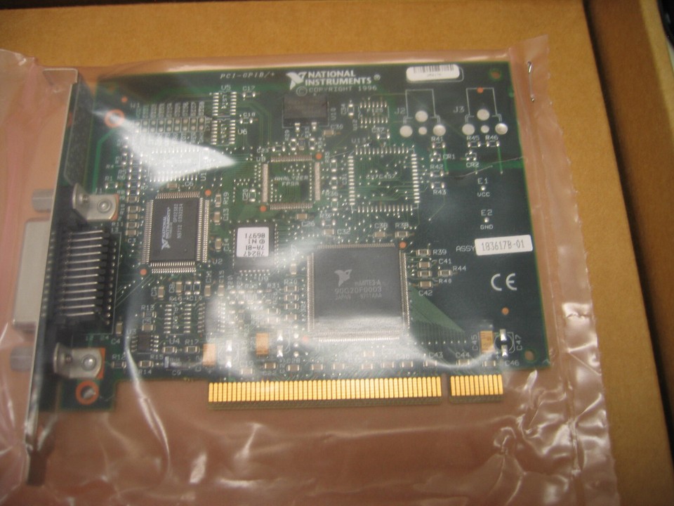 NATIONAL INSTRUMENT PCI-GPIB-1EEE 488.2 COMPUTER INTERFACE PC CARD SN ...