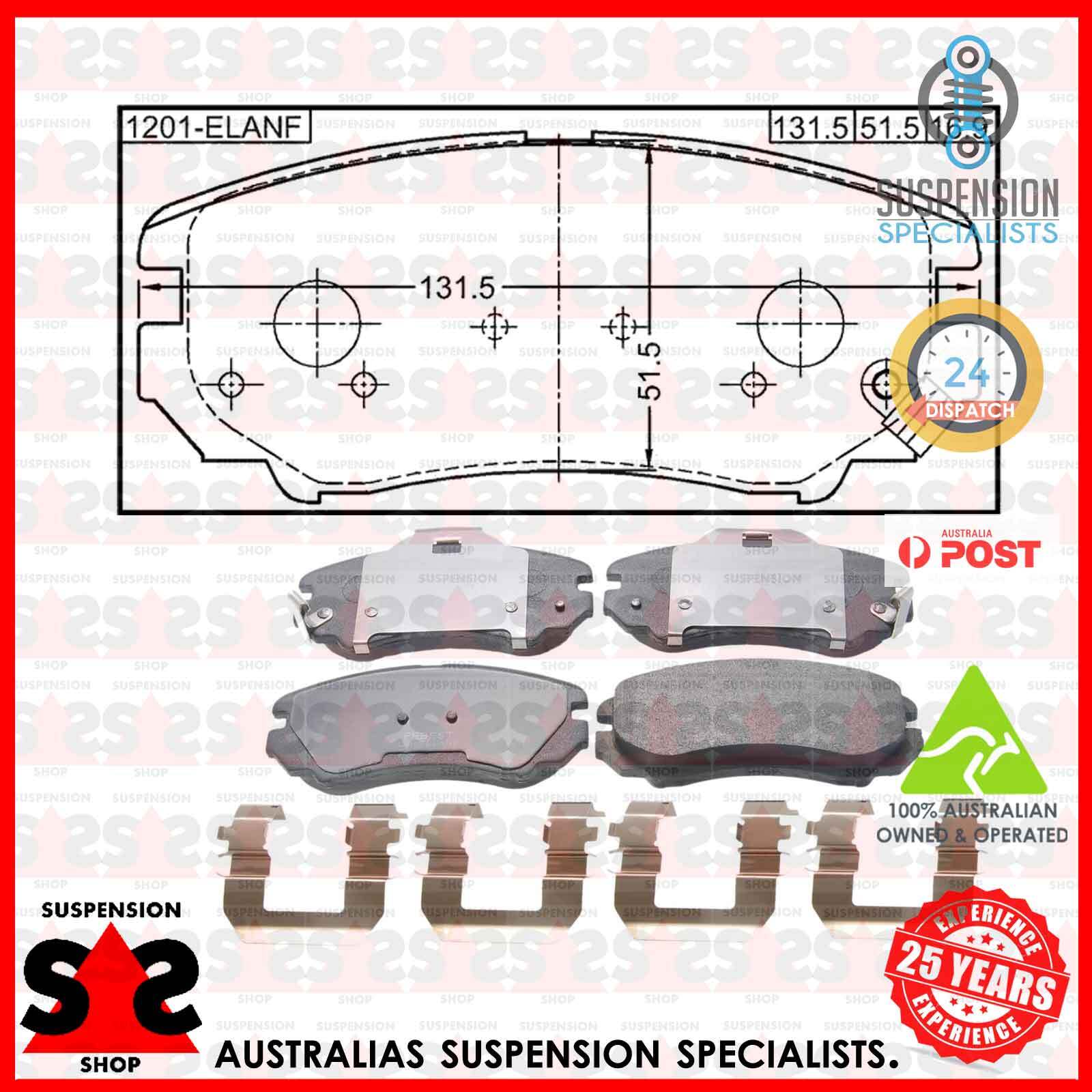 Front Axle Brake Pad Set, Disc Brake Suit HYUNDAI I30 (Fd) 2.0 i30 (FD ...