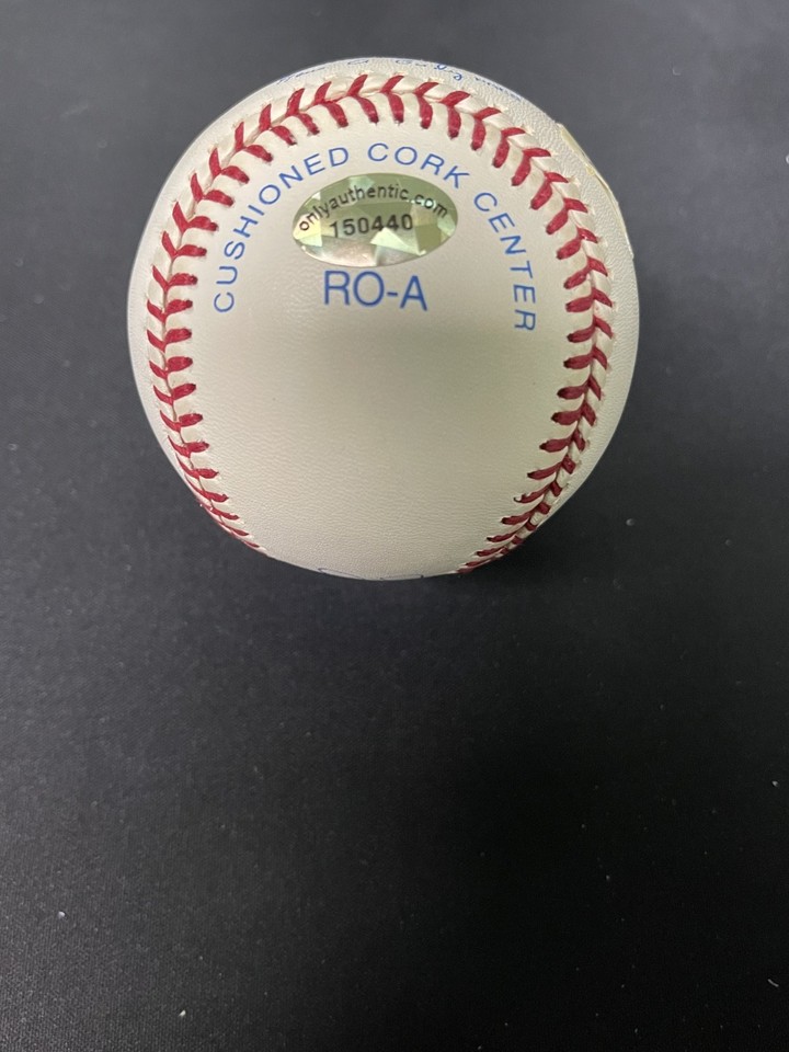 Tommy Henrich Signed Autographed Official AL Gene Budig Baseball PSA ...
