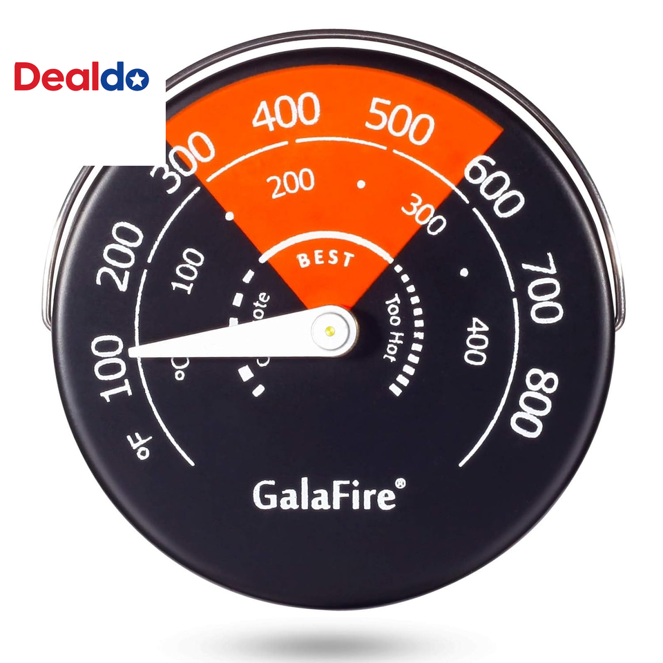 Wood Stove Thermometer Magnetic, Oven Temperature Meter for Wood ...