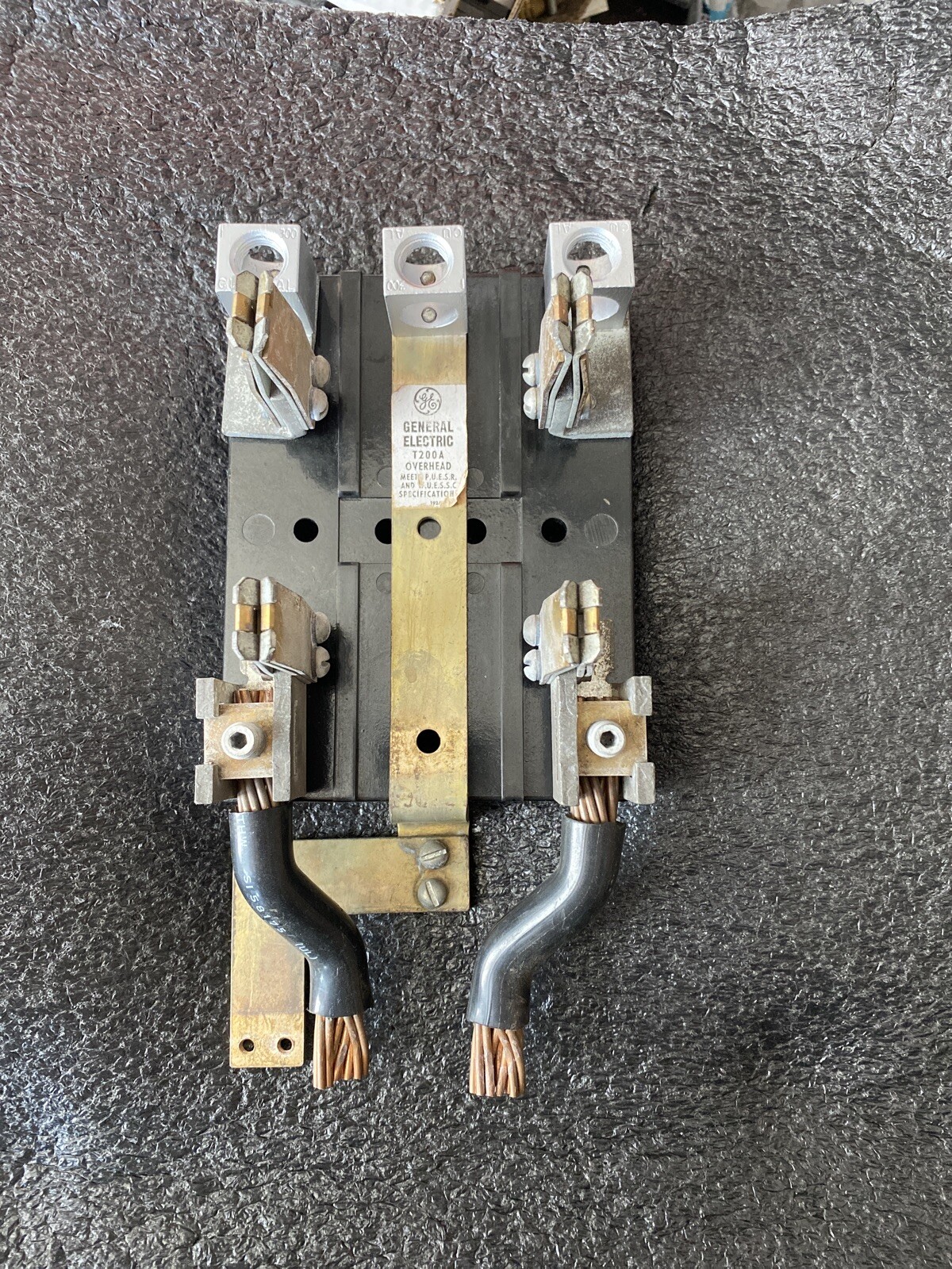 GENERAL ELECTRIC METER SOCKET CAT. T200A 200A 120/240V 1 PHASE | eBay
