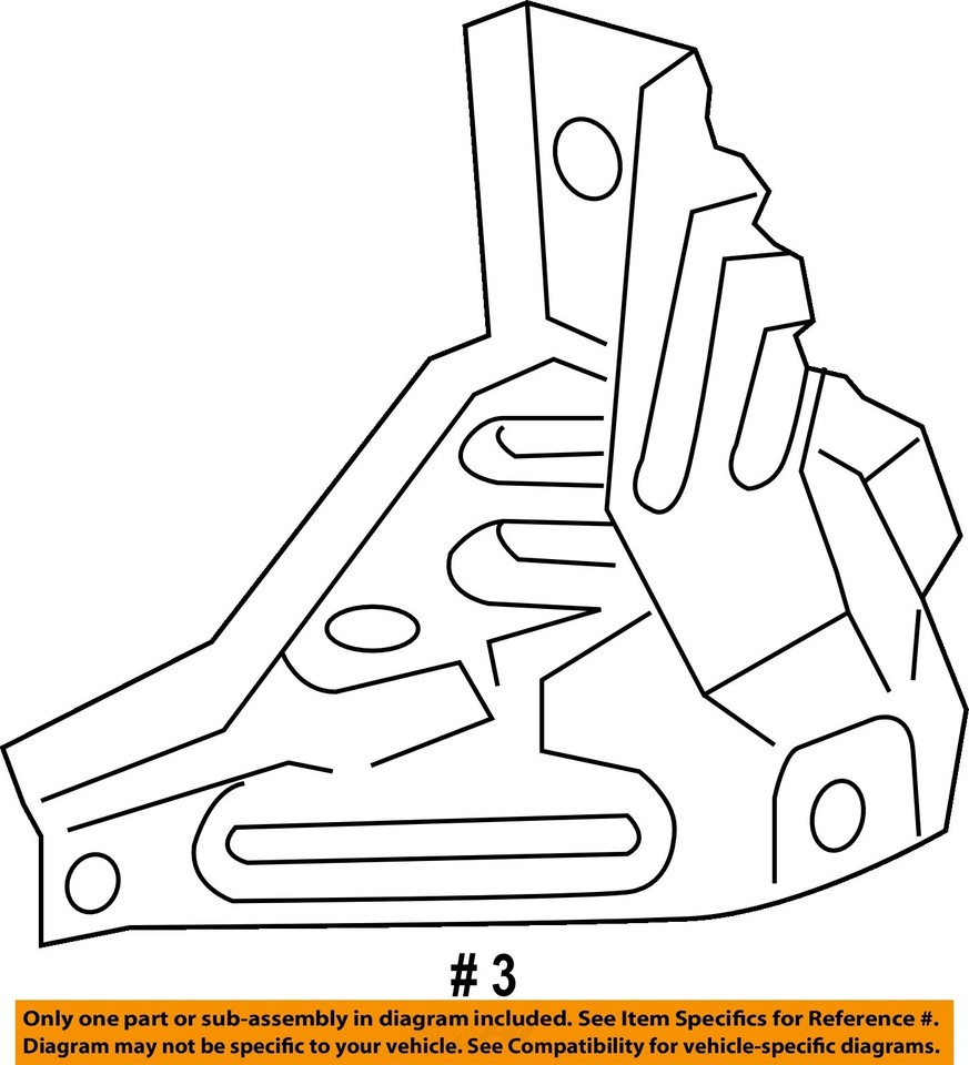 GM OEM 15-16 Trax Fender Fender Components-Fender Bracket 95244757 | eBay