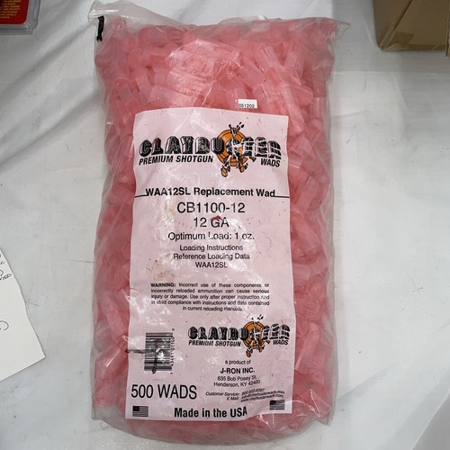 Claybuster AA 1 oz 500 Bag Wads CB100-12 WAA12SL 743491011000 | eBay