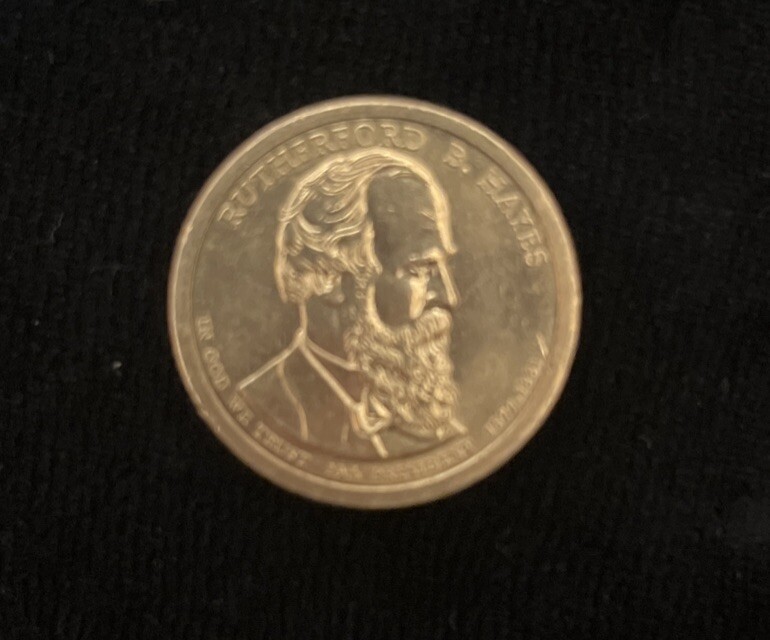 Rutherford B Hayes Dollar Coin D (1877-1881) (RARE) | eBay