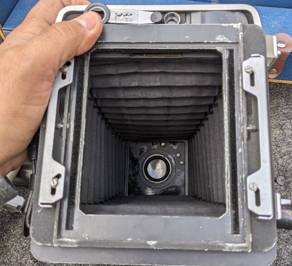 Graflex 4x5 Super Speed Graphic Camera Kit with Flash Backs Case | eBay