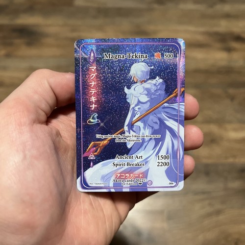 2022 Akora Magna-Tekina 1st Edition Full Art #006 Box Topper - 1/1000 ...