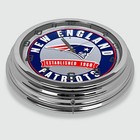 18" New England Patriots Metal Sign Designed White Neon Clock | eBay