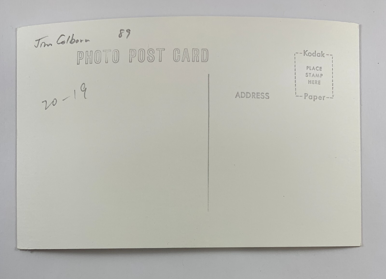 Jim Colburn (1989) Chicago Cubs Vintage Baseball Postcard PCCC | eBay