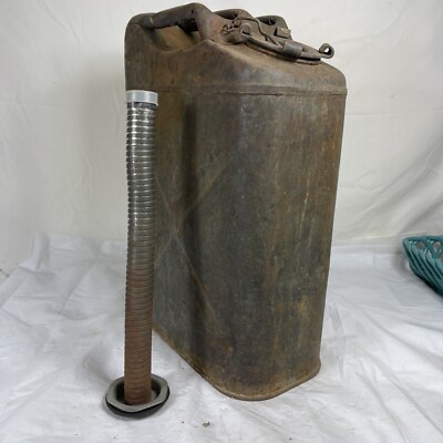 Jerry Can with Spout Stamped 20-5-45. WW2 Military Gas Can Rare | eBay