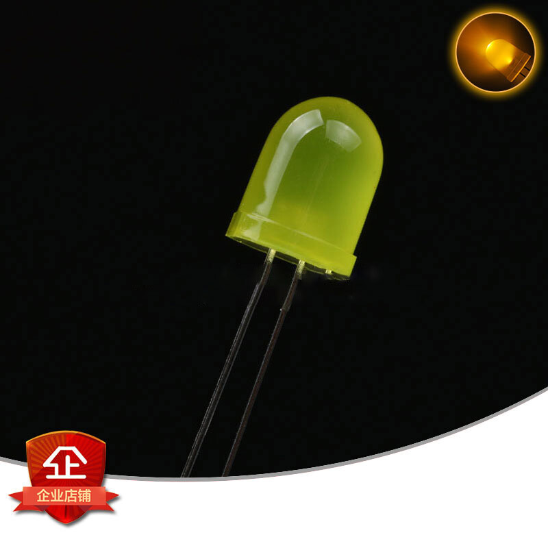 Clear LED 10mm Light Emitting Diodes Long Legs White Yellow Red Green ...
