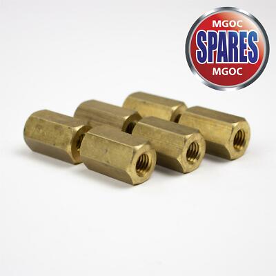 MG MGF TF MGTF Exhaust Catalyst Nut LONG BRASS improved Set of Six (6 ...