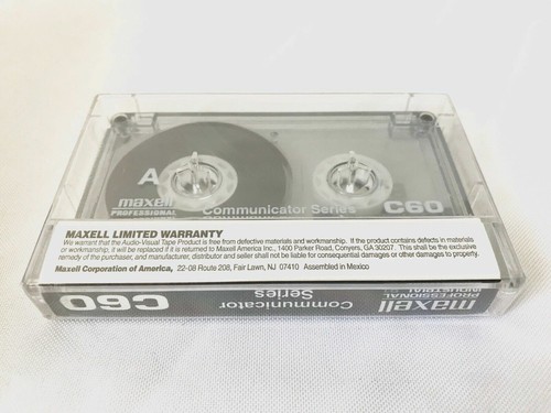 Maxell Professional Industrial P/I Communicator Series C60 Cassette ...
