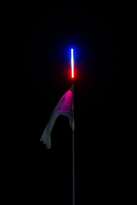 NEW Poles And Holders LED Hyper Camp Locator Bluetooth Kit RWB Tri ...