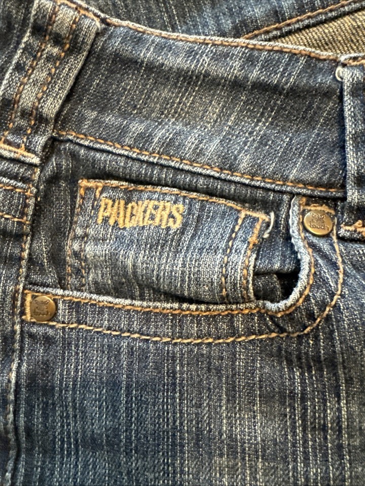 Touch Jeans Women’s Size 8 By Alyssa Milano Green Bay Packer Design ...