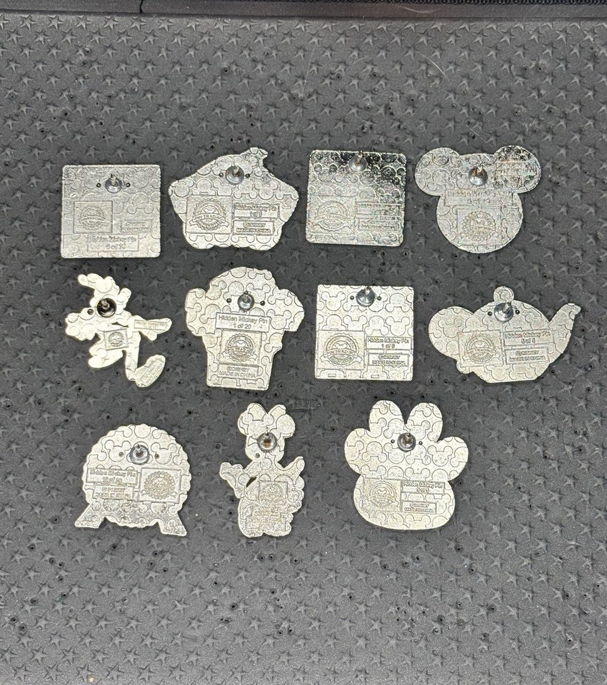 Vintage Hidden Mickey Pin Lot (47 Pins) Including Chasers Years 2007 ...