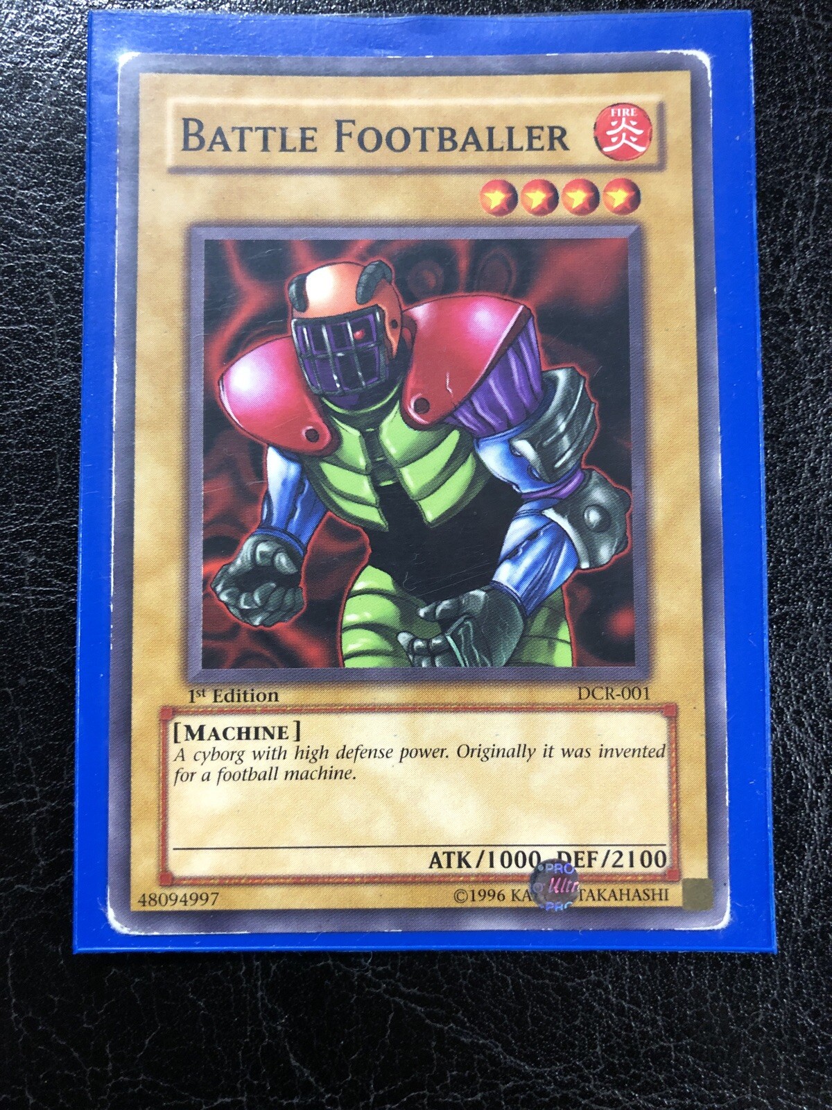 Battle Footballer DCR-001 Yu-Gi-Oh! Card 1st edition | eBay