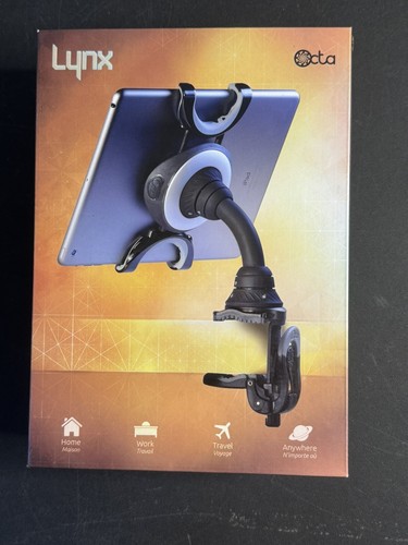 OCTA Lynx Ultimate 360° iPad Holder & Companion for Home, Black and ...