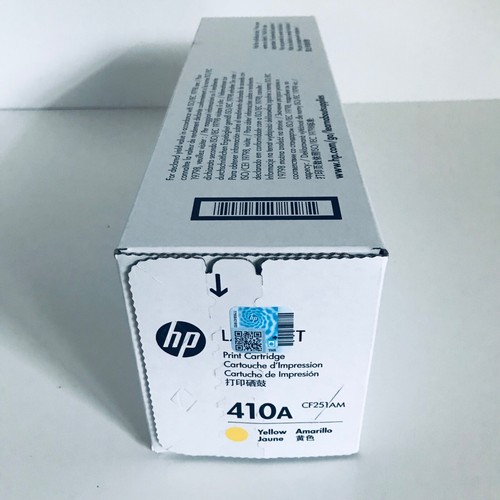 Genuine HP 410A CF412A Yellow Toner Cartridge OEM Sealed Box | eBay