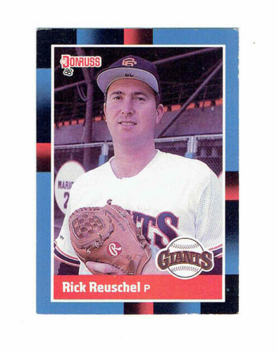 Rick Reuschel San Francisco Giants Pitcher #613 Donruss 1988 #Baseball ...