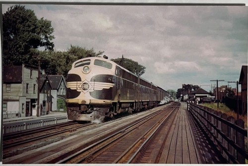 Vintage Postcard Erie Railroad Train Pacific Express | eBay