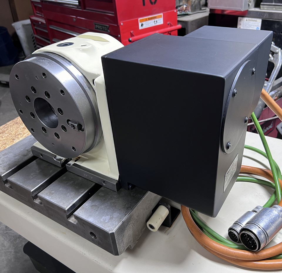 NICE! 2013 KITAGAWA MR200 8" (202mm) CNC ROTARY TABLE MR200RAE16 4th ...