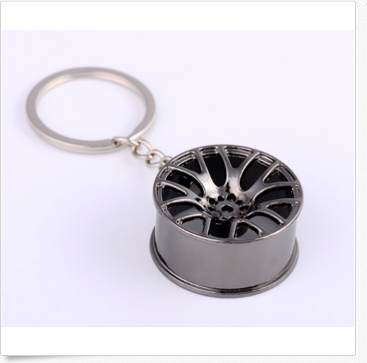 Fit Wheel Rim Keychain Creative Auto Part Car Keyring Key Chain Ring ...