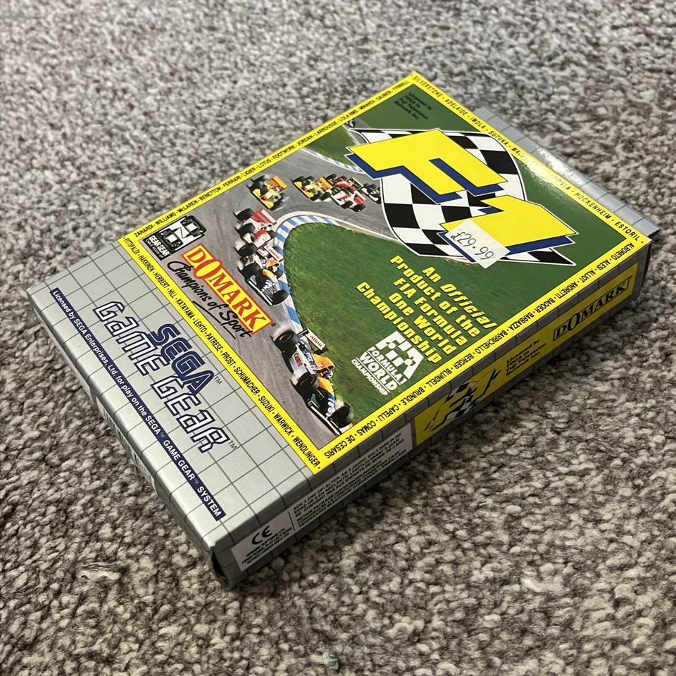 F1 (Formula 1) | Sega Game Gear, UK PAL | Boxed & Complete w/Manual ...