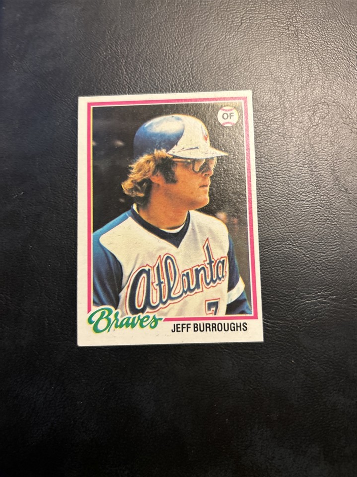 #130 Jeff Burroughs Atlanta Braves 1978 Topps Baseball Card Cb16 | eBay