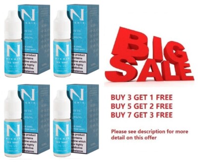 18mg Ice Cool Nic Shot 10ml by Nic Nic (70VG/30PG) TPD Nicotine - UK ...