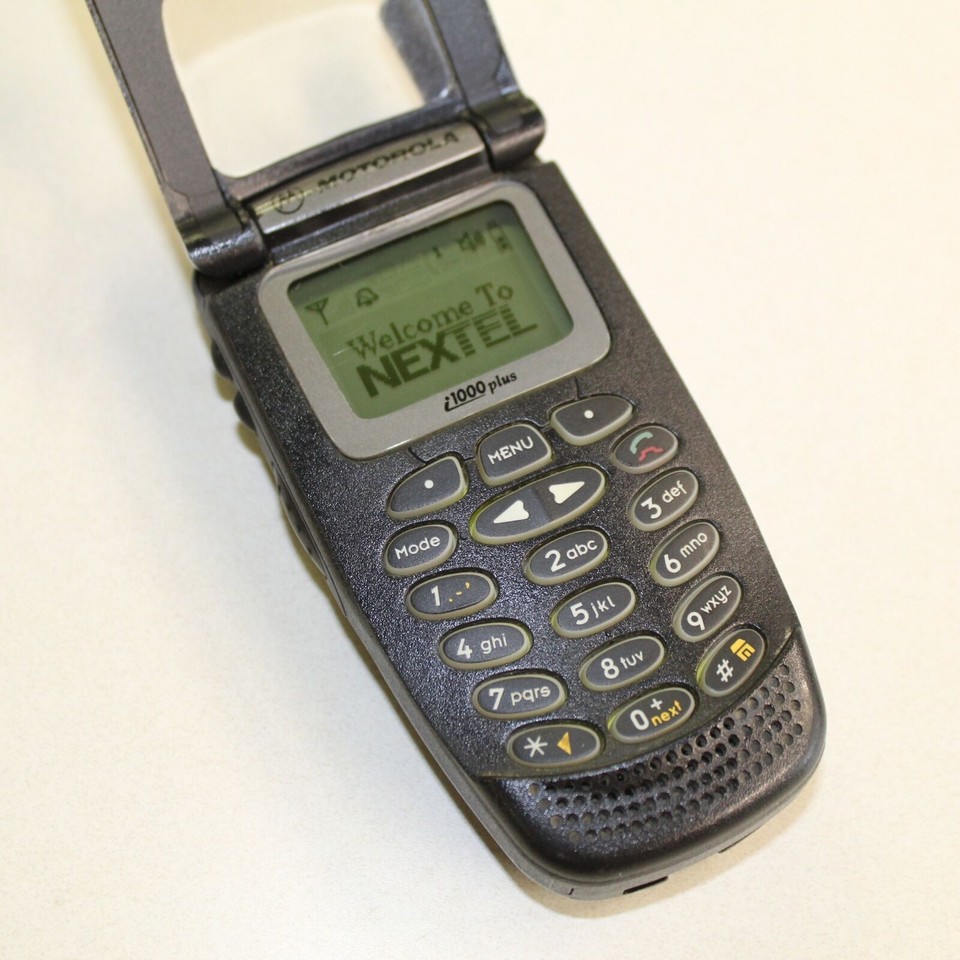 Motorola i1000 Plus (Nextel) Cell Phone iDen PTT - Black | eBay