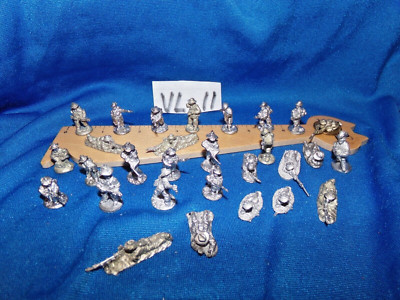 Vintage Lead Pewter Model Soldiers Lot: WWI WWII Allies Other VL11 | eBay