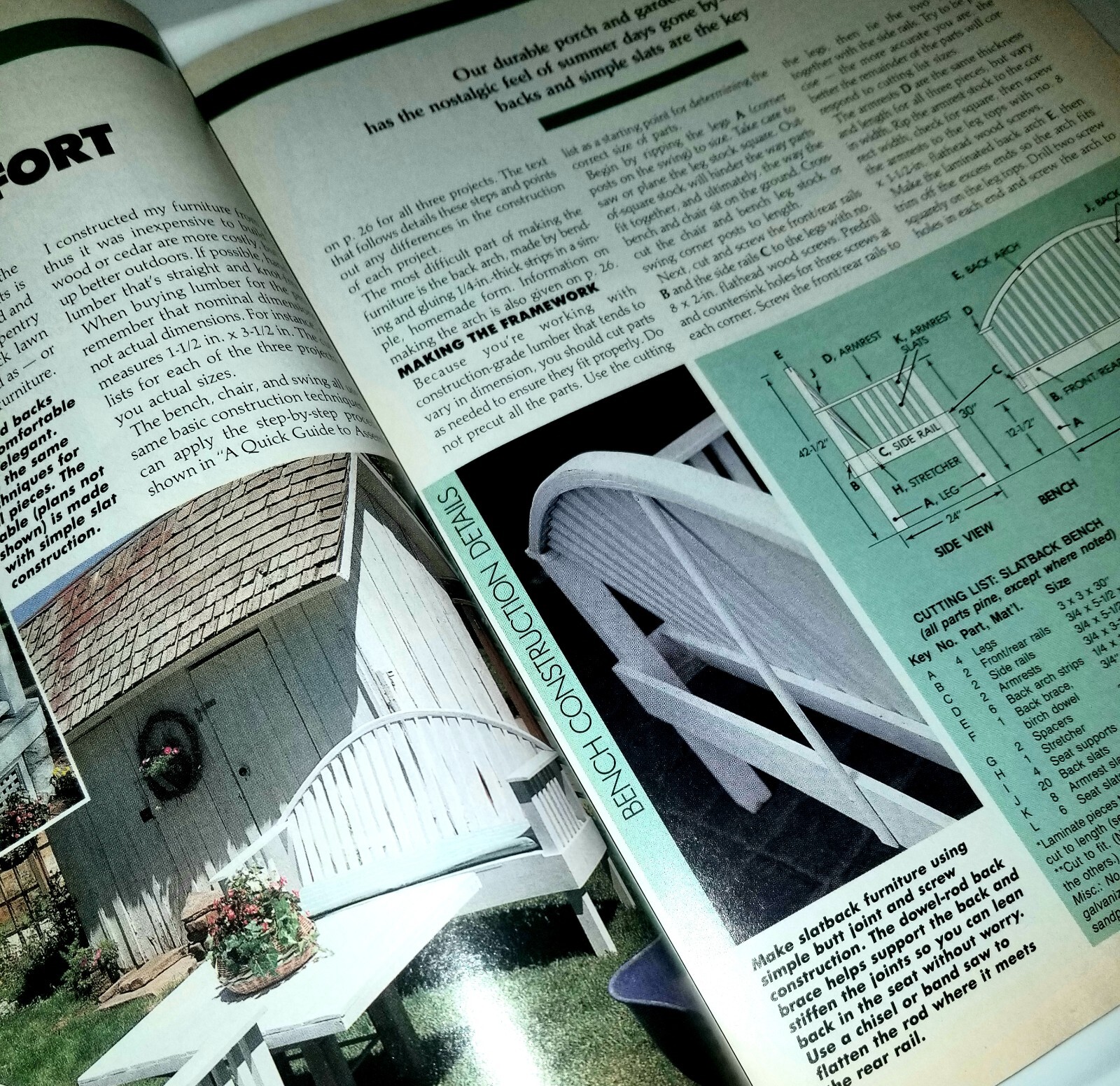 Workbench Magazine 5th Annual Summer Projects Guide July 1991. Wood ...