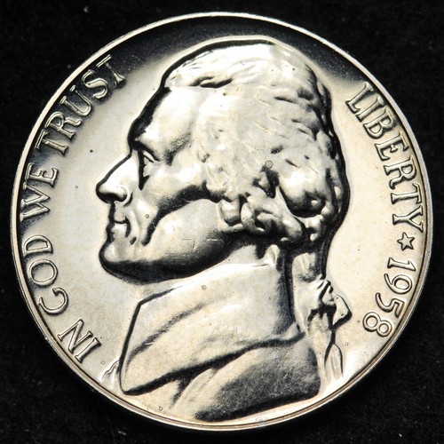 1958 Jefferson Nickel GEM PROOF E305 T | eBay