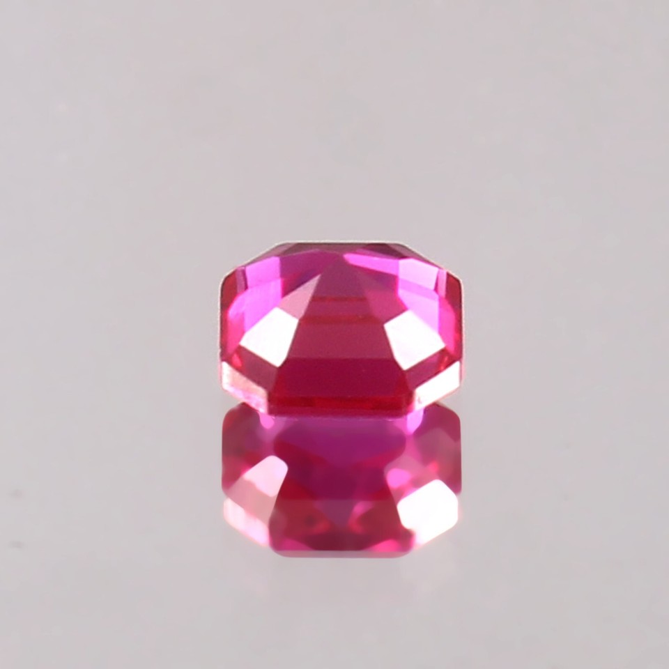 Ravishing Color 4x4 MM Natural Ceylon Pink Sapphire Loose Asscher Cut ...