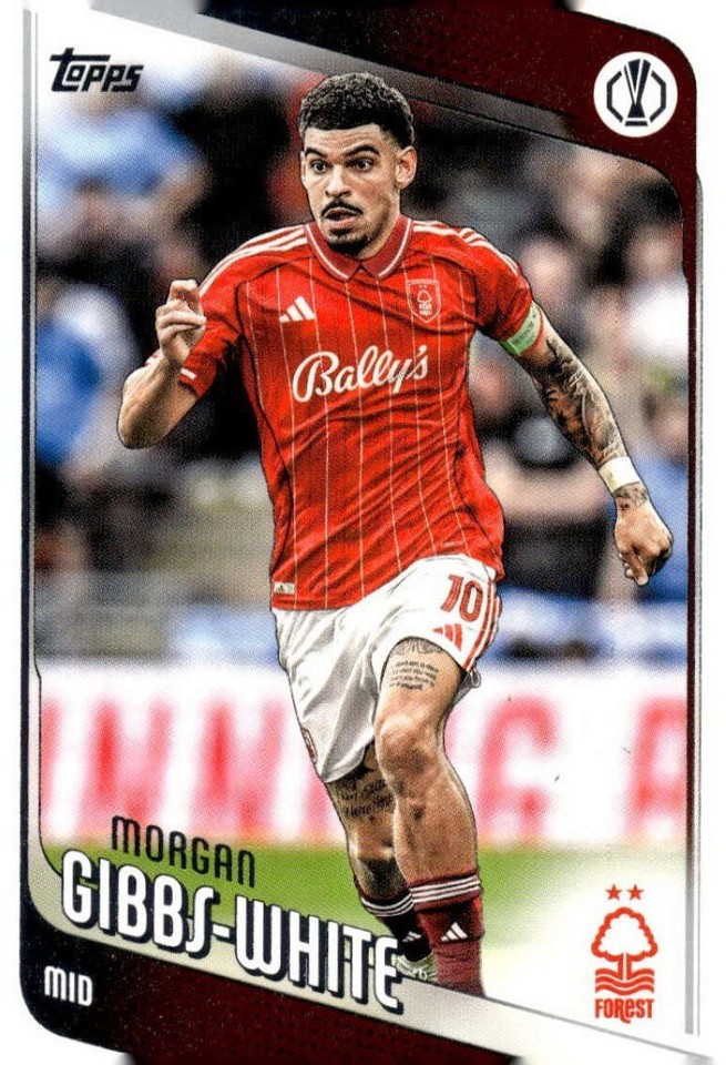 2025-26 Topps Uefa Club Competitions - Morgan Gibbs-White #53 for sale ...