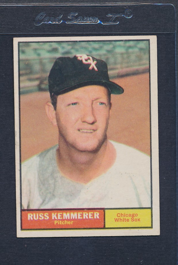 1961 Topps #056 Russ Kemmerer White Sox EX/MT *1988 | eBay